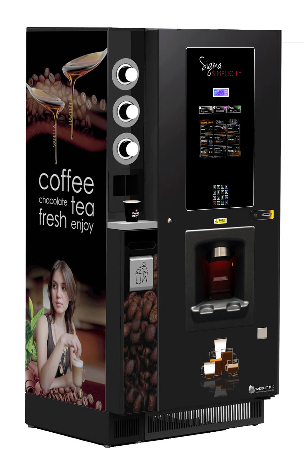 Simplicity | Full Featured Hot Drinks Vending Machine, Amazing Price